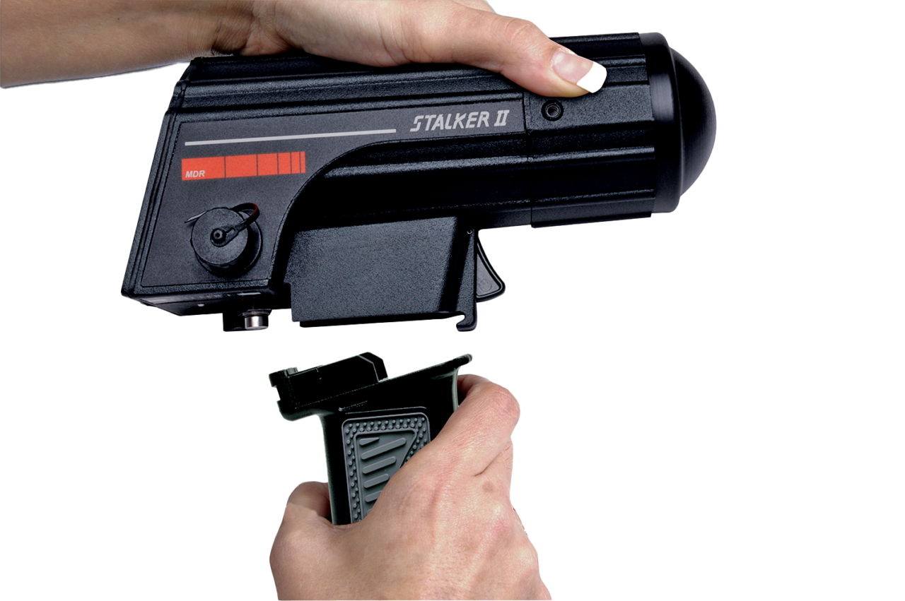 Stalker II | Hand-held police radar gun for in-car or motorcycle use.