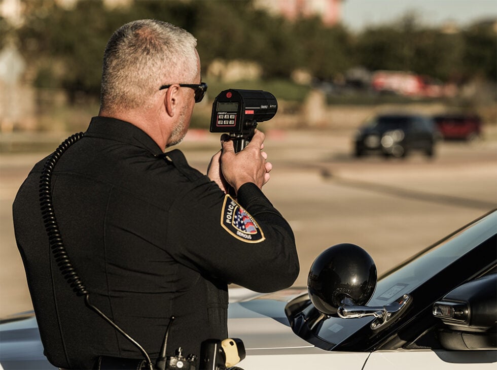 Stalker II | Hand-held police radar gun for in-car or motorcycle use.
